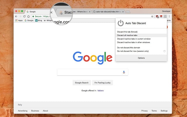 Save RAM When Browsing with Chrome with Auto Tab Discard | ITIGIC