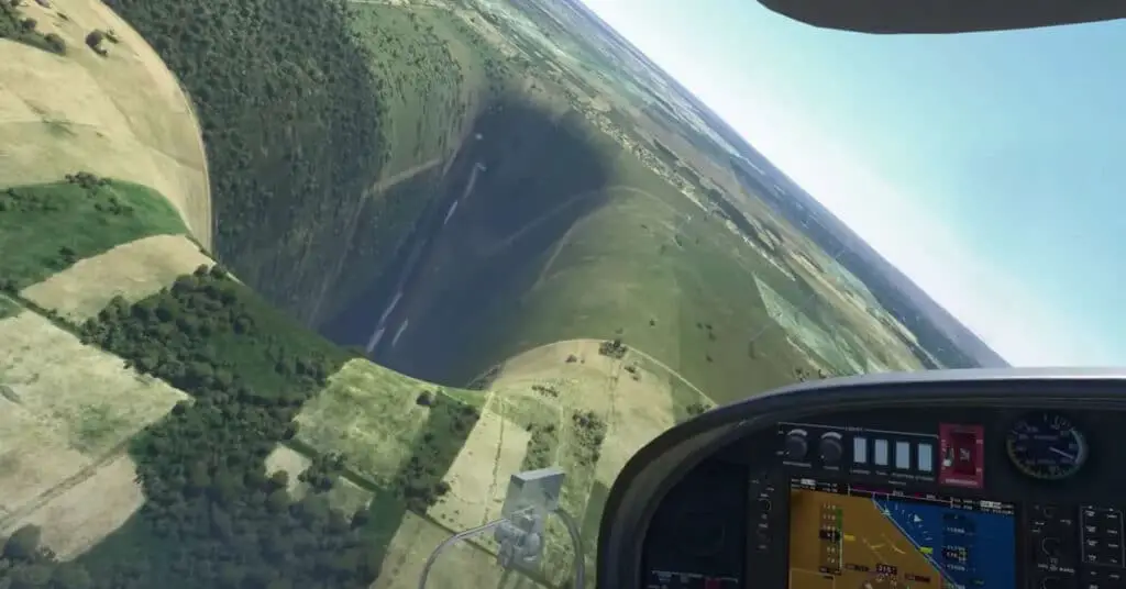 A Giant Hole Appears in Microsoft Flight Simulator | ITIGIC