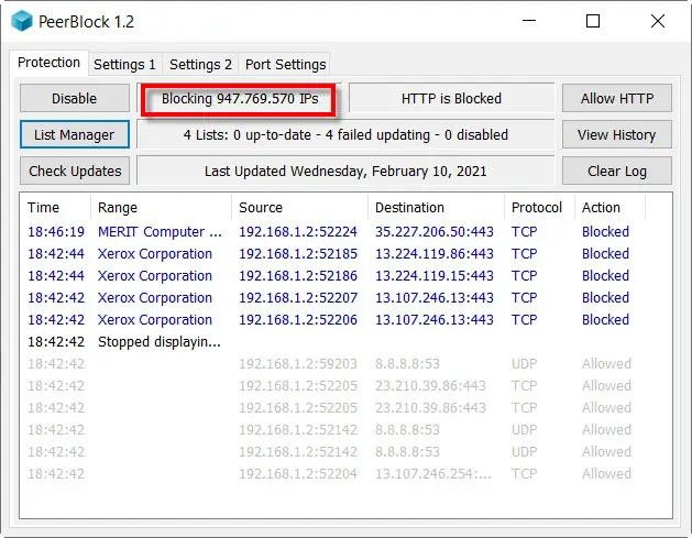 PeerBlock สำหรับ Windows: เรียนรู้วิธีปกป้องความเป็นส่วนตัวของคุณบน ...