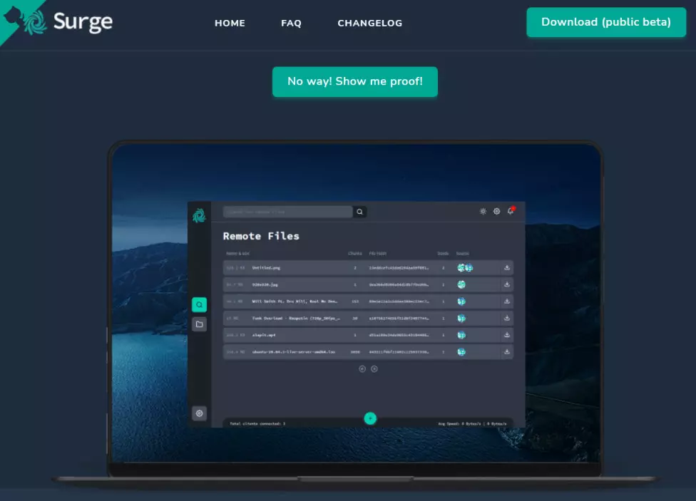 Surge: P2P Platform to Share Encrypted Files Anonymously | ITIGIC