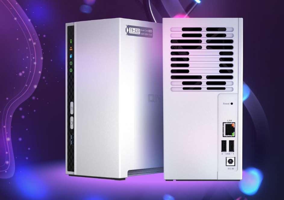 QNAP เผยแพร่ TS-233 เซิร์ฟเวอร์ NAS สำหรับใช้ในบ้านขั้นพื้นฐาน | ITIGIC
