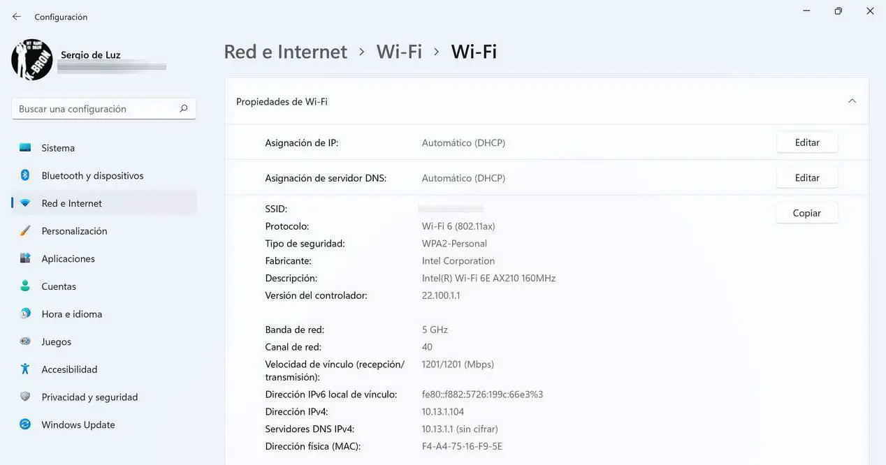 Check which Wi-Fi version your wireless network card supports