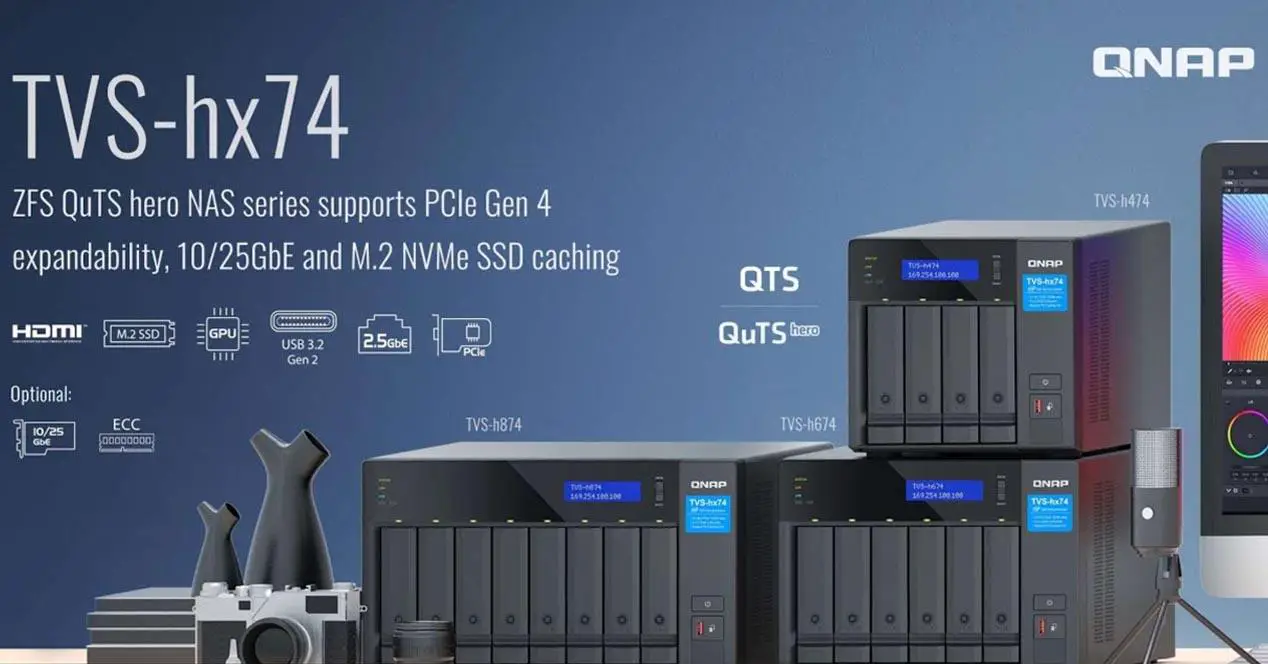 QNAP เปิดตัว NAS ประสิทธิภาพสูงรุ่นใหม่ พบกับ TVS-hx74 | ITIGIC